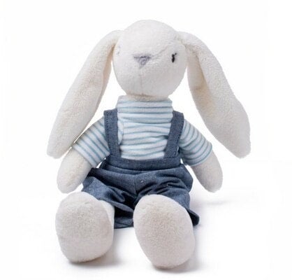 Petite Vous | Archie The Rabbit | Blue Overalls